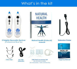 Dolphin Neurostim Scar Release Kit + Vagal Nerve Stim Kit - Comfortable ...